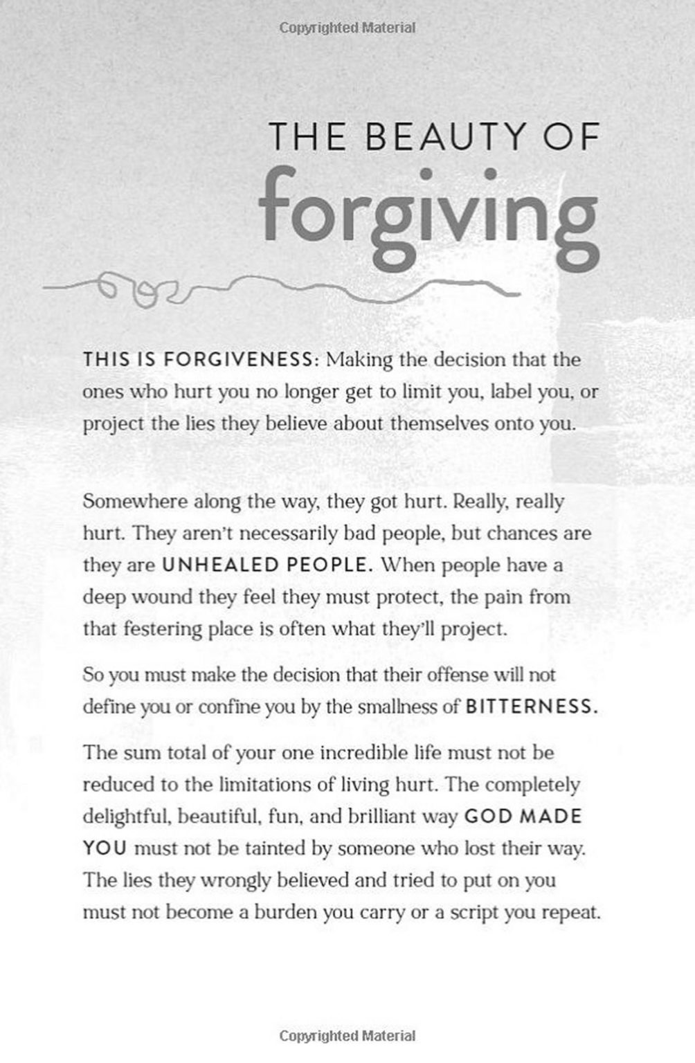 Book Layout Design "Forgiving What You Can't Forget" (PAPERBACK)