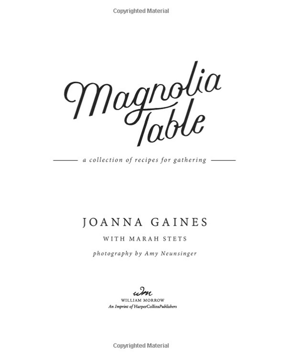 Layout Design of "Magnolia Table" Book