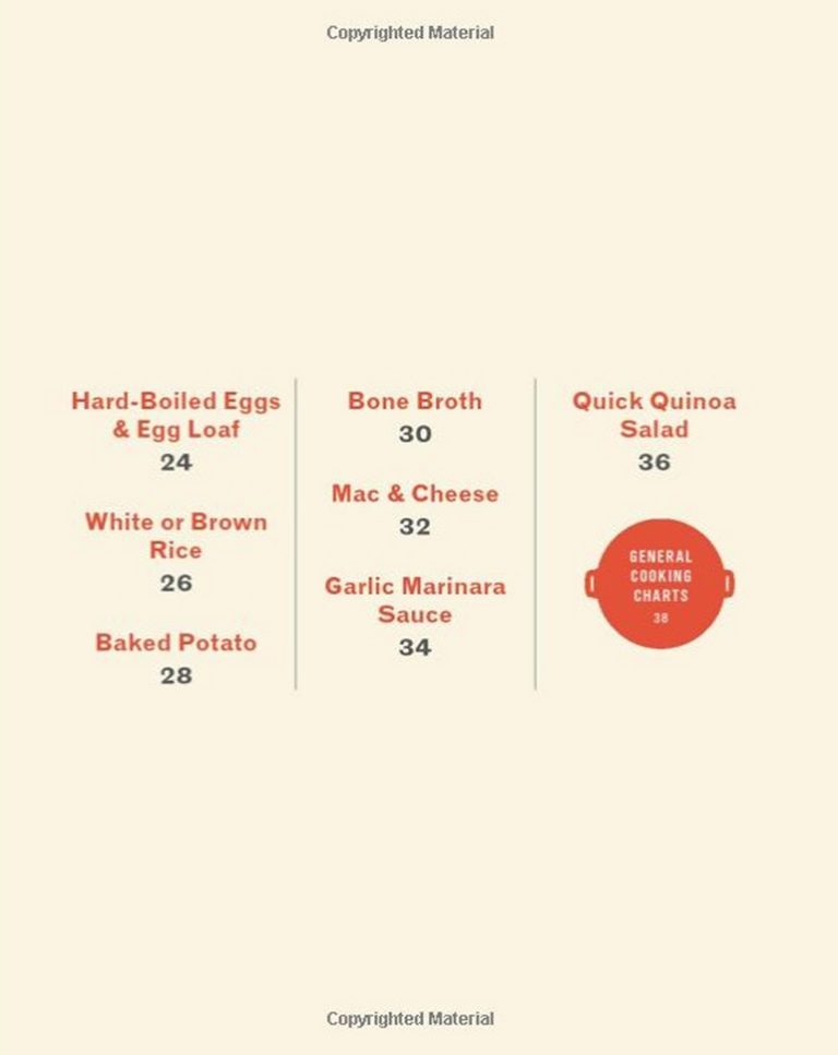 Cookbook Book Layout Design of "The Step-by-Step Instant Pot"