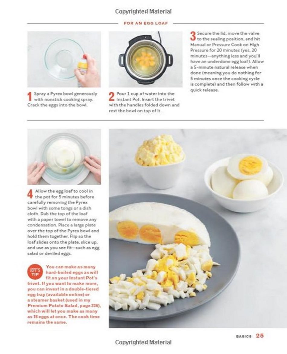 Cookbook Book Layout Design of "The Step-by-Step Instant Pot"