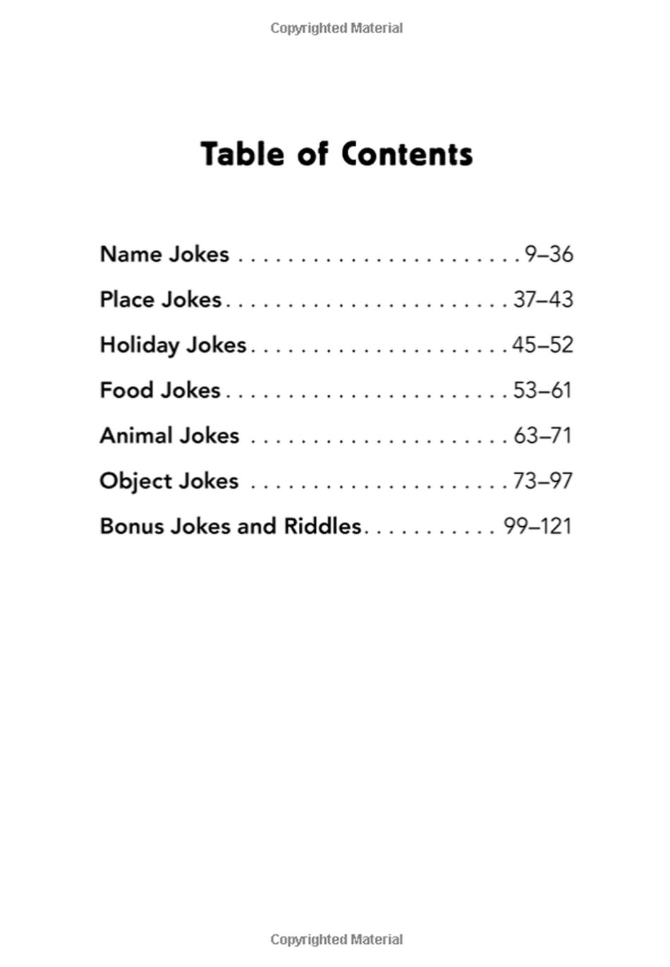 Template (layout design) of kid-friendly jokes book