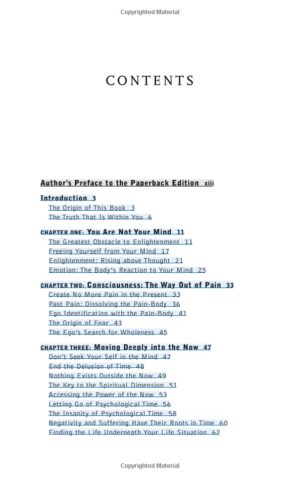 Layout Design of "The Power of Now" book (paperback)