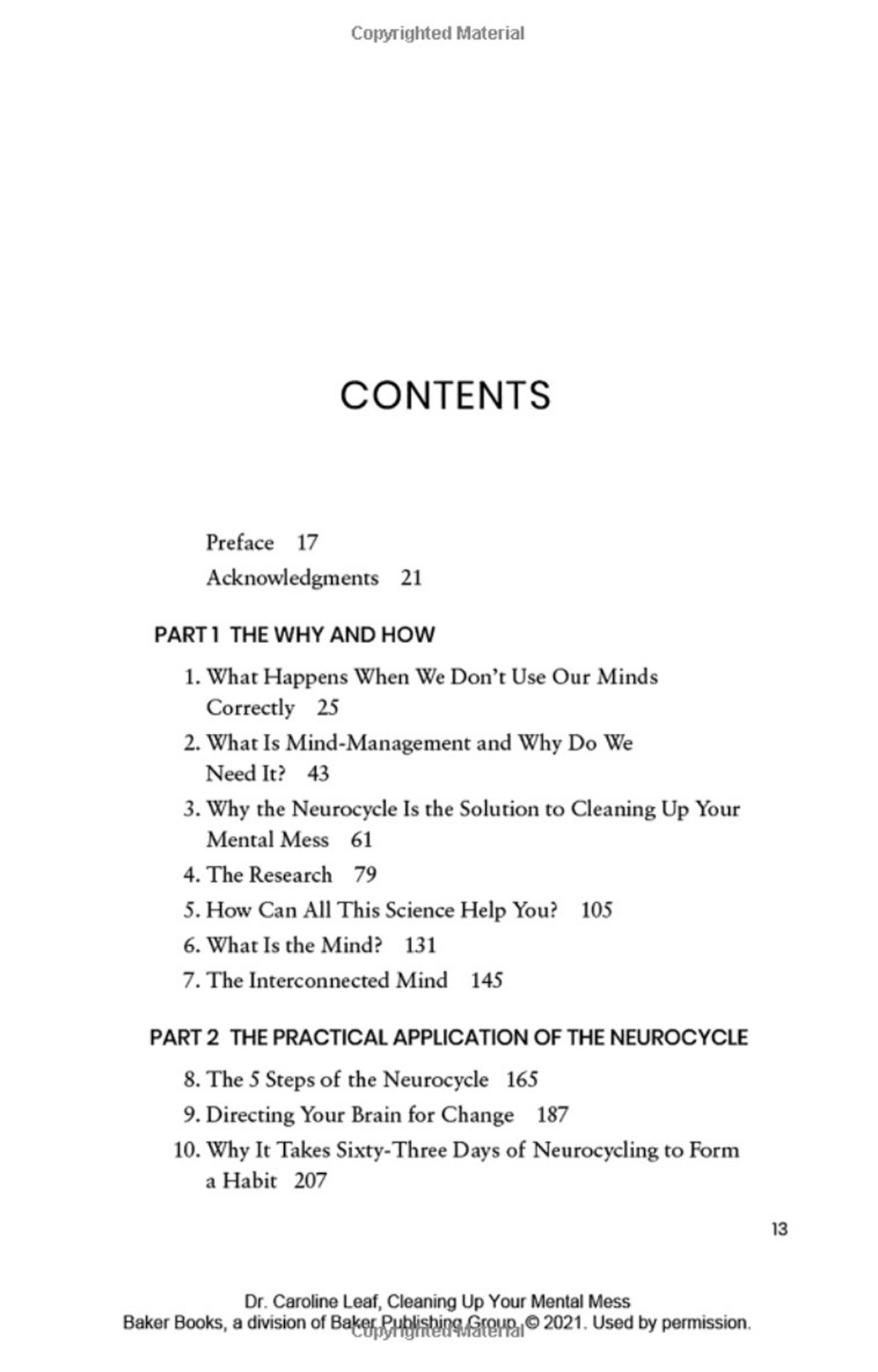 Layout Design of “Cleaning Up Your Mental Mess” book (paperback)